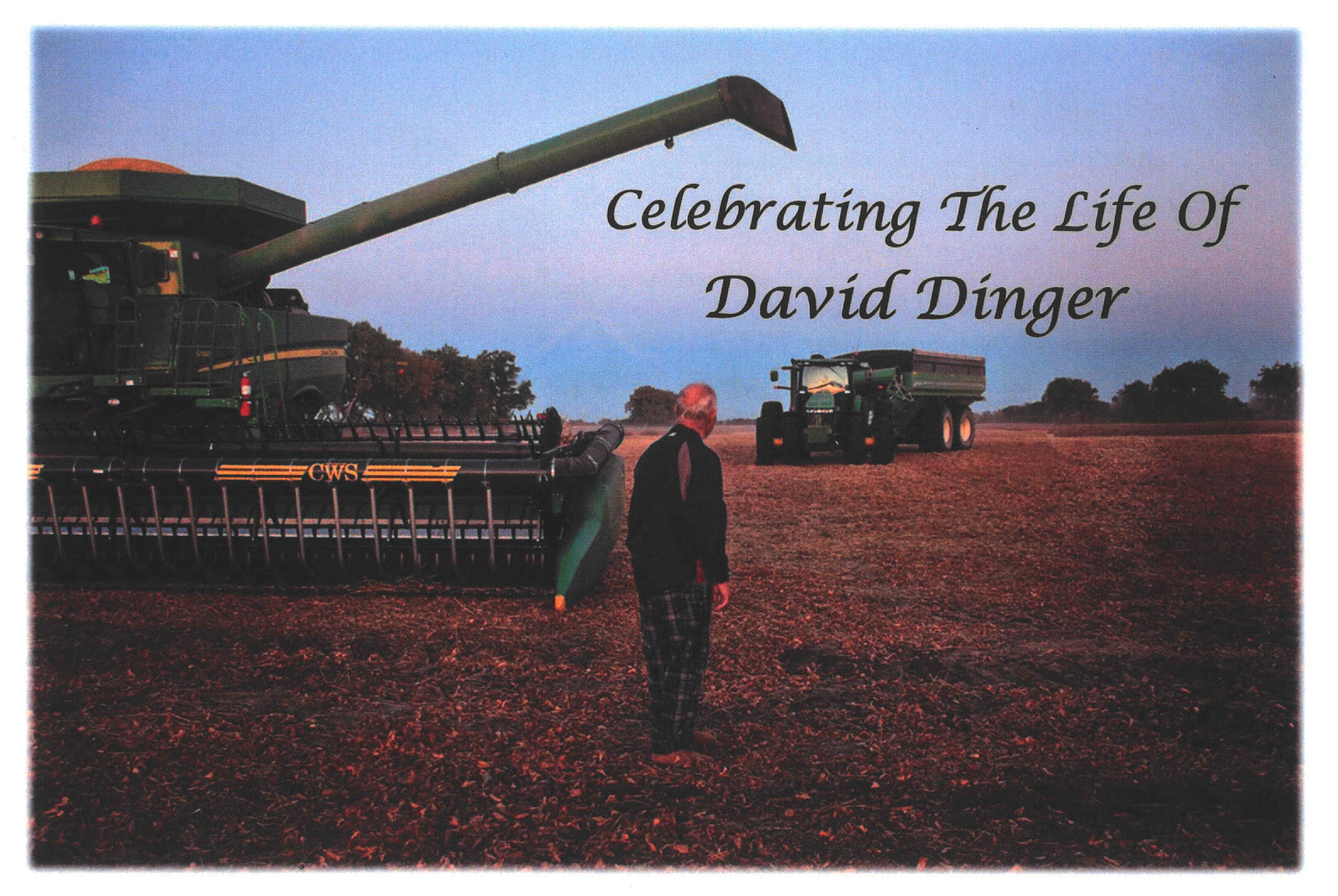 Obituary | David Dinger of Hecla, South Dakota | DAHLSTROM FUNERAL HOME
