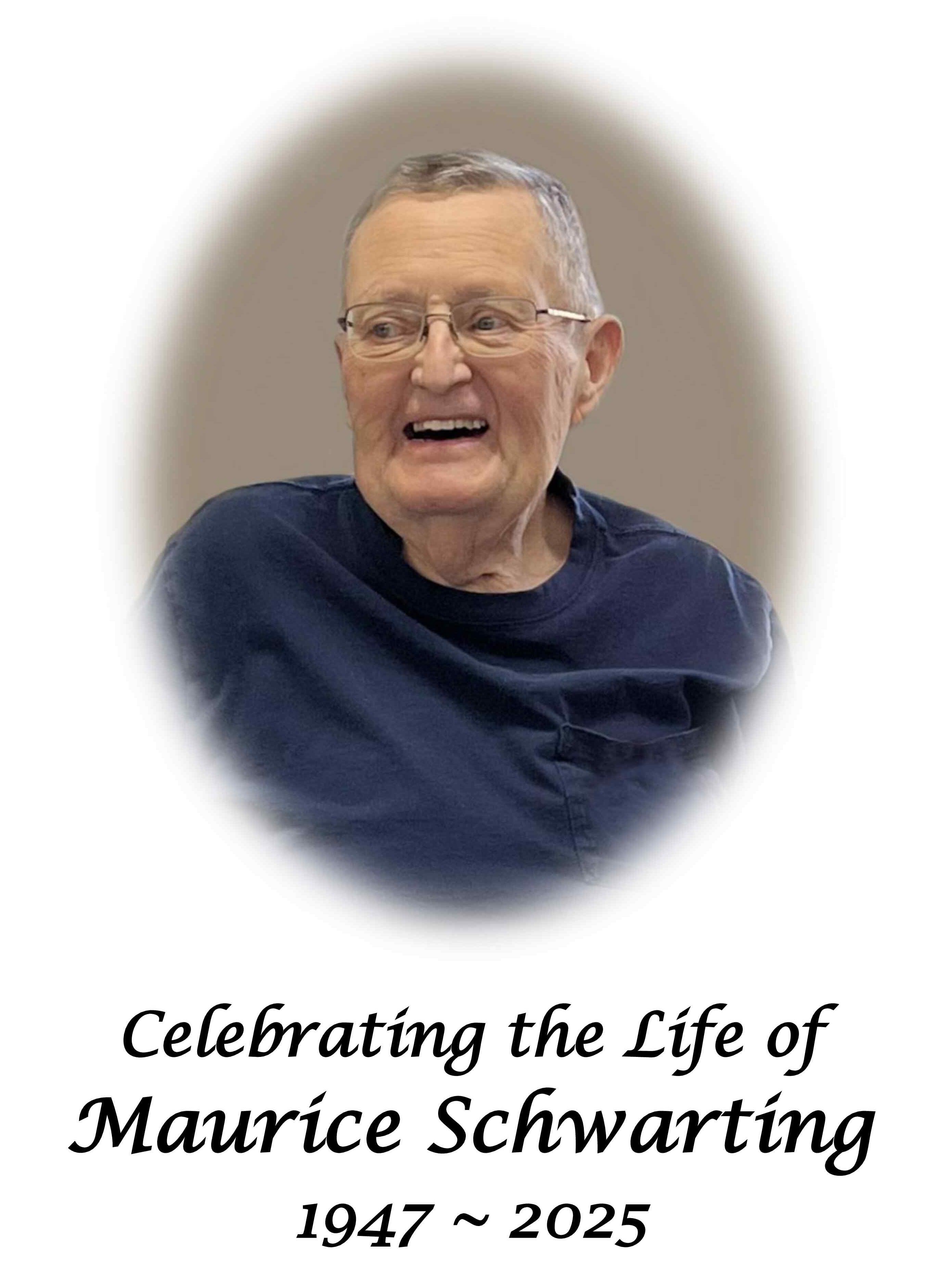 Maurice Schwarting's Memorial Folder